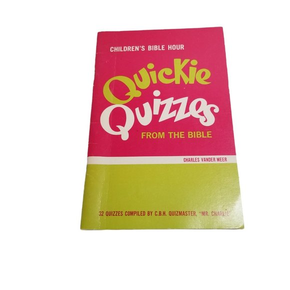 Office | Quickie Quizzes From The Bible Charles Vander Meer Childrens ...
